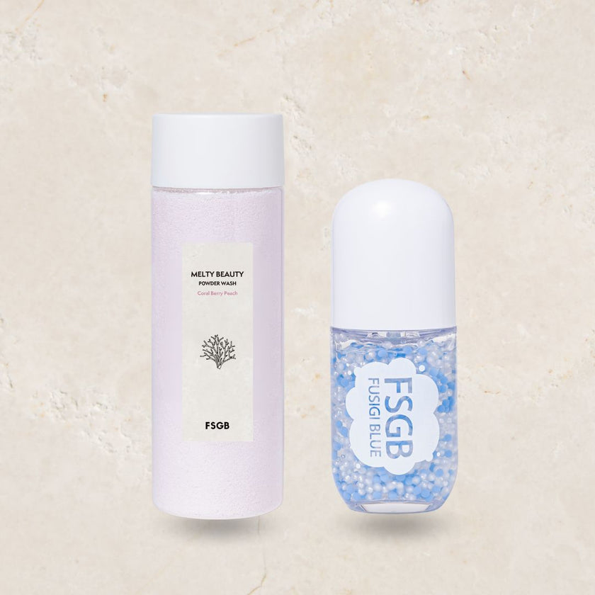【セット】FSGB 沖縄とろみ美容Rパウダーウォッシュ 265g コーラルベリーピーチ & 沖縄ボタニカルハンド美容液 フレグランスパールR – FSGB 沖縄香水 | 魔法の開運フレグランス